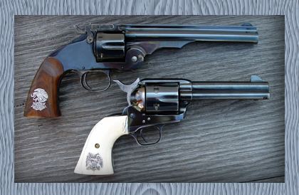 Eagle Pistol Grip Overlays, Tie Tacks and Hat Pins